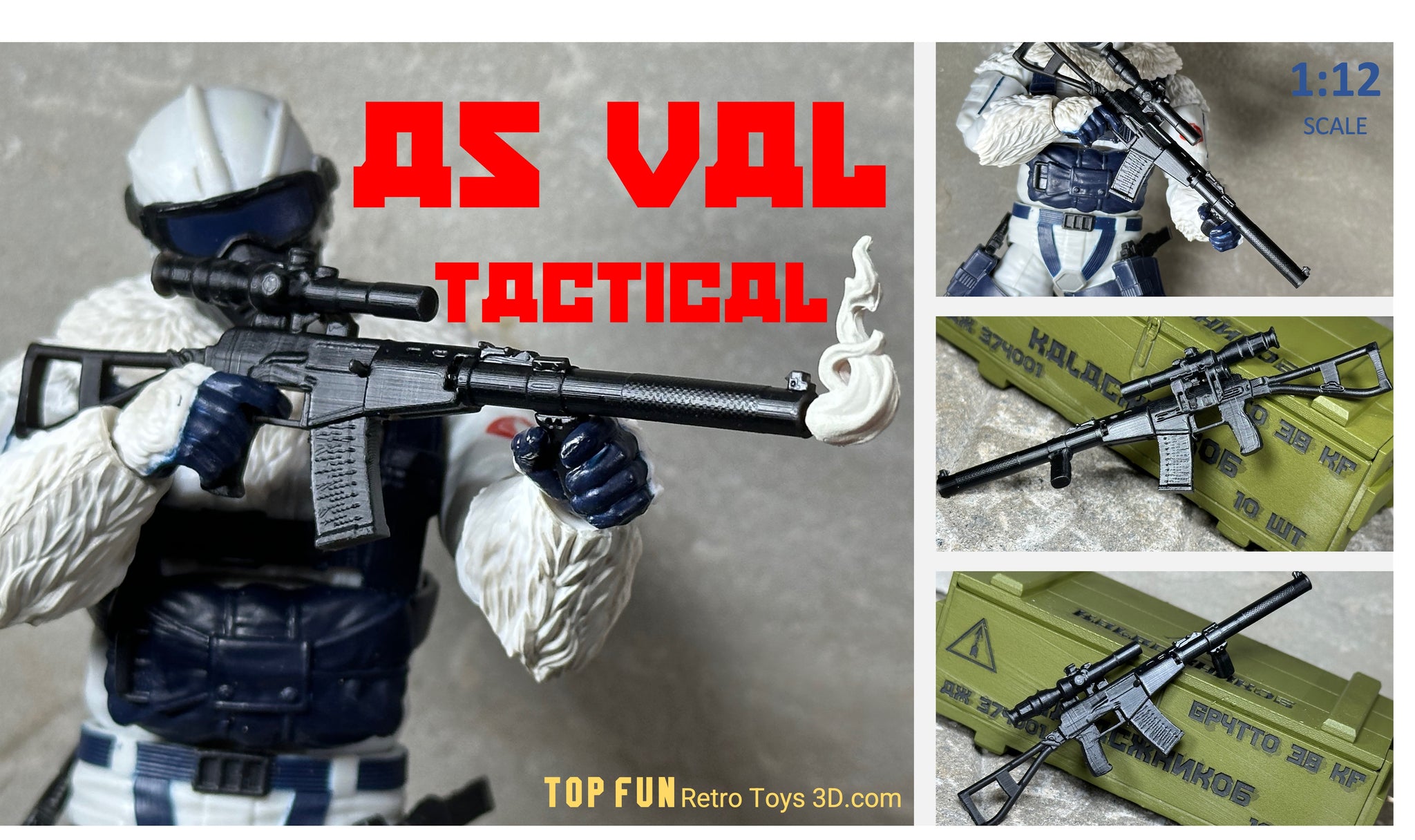 AS VAL 1:12 Scale 2.0 – Top Fun Retro Toys 3d