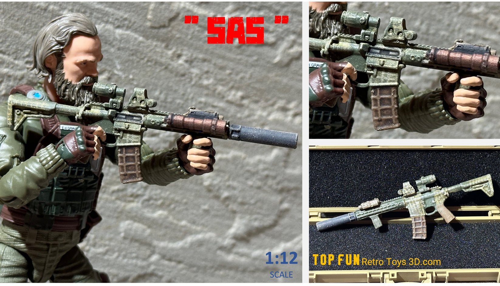 DDM4 MK 18 “Rake” 1:12 Scale – Top Fun Retro Toys 3d